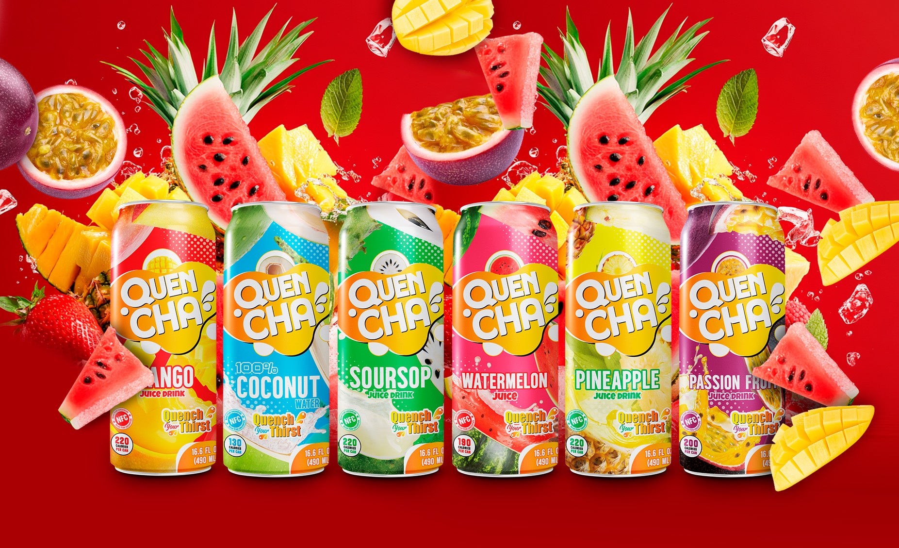 Quencha: Refreshing Juices in 6 Flavors | Natural Hydration – Quencha ...